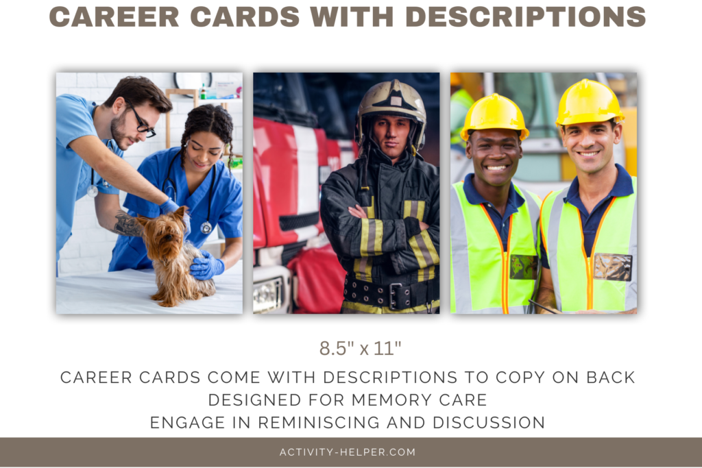 Careers Card Set – Activity Helper